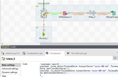 Sql Passing A Variable Into A Stored Procedure Call Using Talend Open