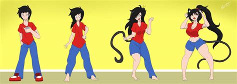  Turns Into Cat Girl Giselle By Anvitzi On Deviantart