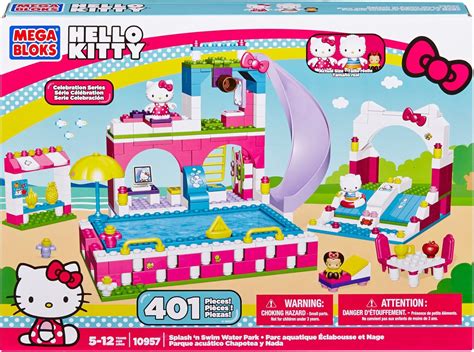 Mega Bloks Hello Kitty Splash N Swim Water Park Toys And Games