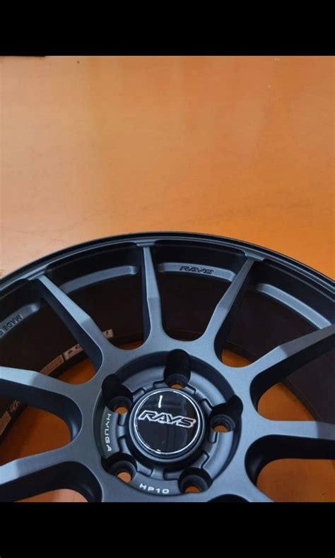 19inch Rays Hp10 Rims Original Car Accessories Tyres And Rims On Carousell