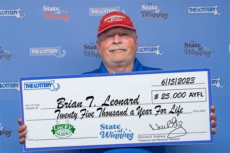 Mass State Lottery Winner Lifelong Player Wins 25k A Year For Life