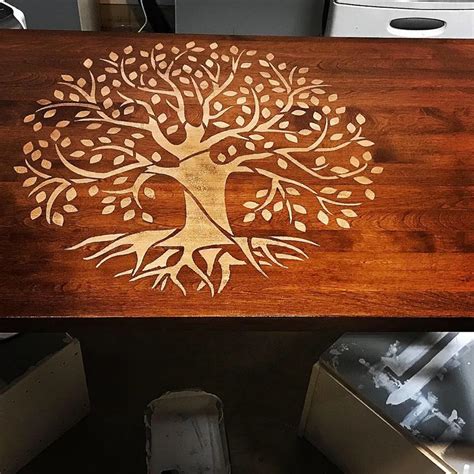 Simple Tree Of Life Stencil