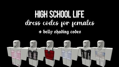 Dress Codes For Females Belly Shading Codes Hsl Soulful Youtube