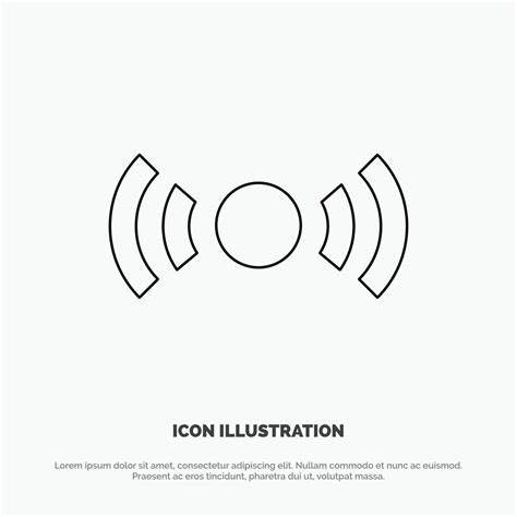 Basic Essential Signal Ui Ux Line Icon Vector 13327541 Vector Art At Vecteezy