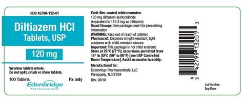 Diltiazem Tablets Fda Prescribing Information Side Effects And Uses