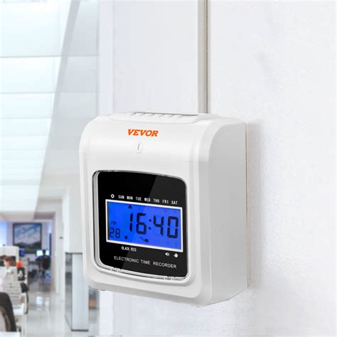 Vevor Punch Time Clock Time Tracker Machine Wayfair