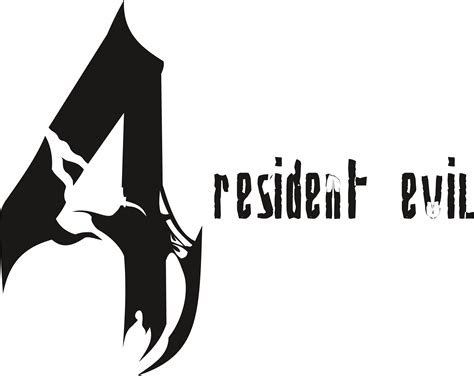 Resident Evil 4 Logo High Definition Vector Format Png