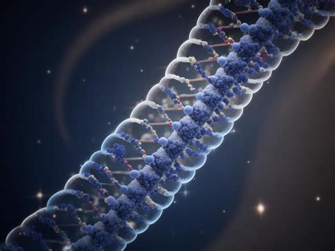 Premium Ai Image 3d Representation Of Dna Ai Generated