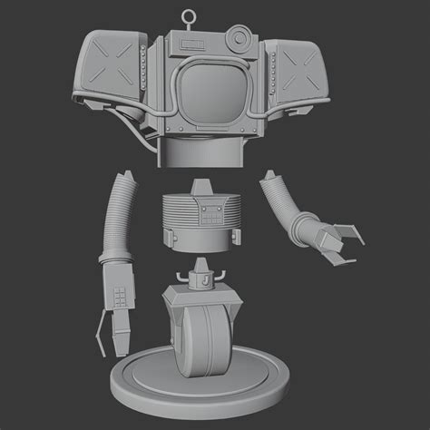 👨 Yes Man Fallout Fanart Securitron・ Stl File For 3d Printing・cults