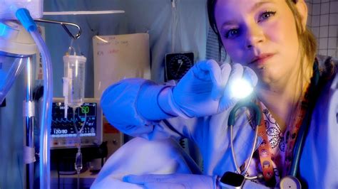 Video Asmr Hospital Icu Nurse Exam Cranial Nerve Exam Full Body