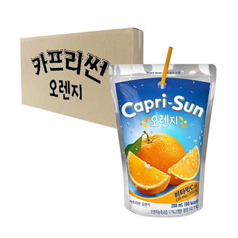 농심 카프리썬 오렌지 200ml 20개입 박스 홈플러스 택배배송