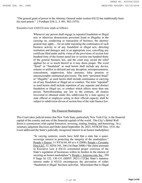 Read The Judges Ruling In The Trump Civil Fraud Case The New York Times