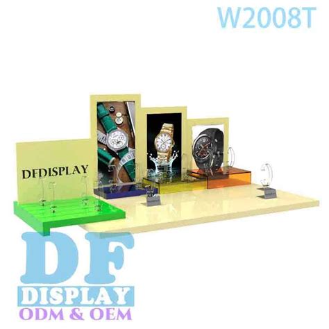 Luxury Custom Plexiglass Wrist Watch Window Set Rack Acrylic Watch