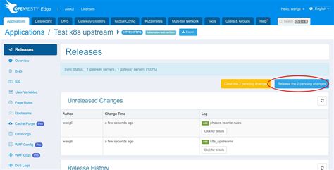 Managing Traffic To Kubernetes K8s Upstreams In Openresty Edge