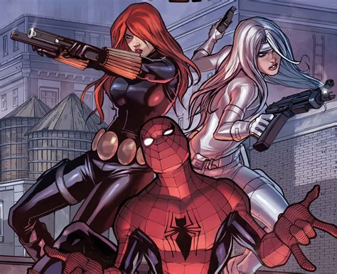 Spiderman And Silver Sable Love