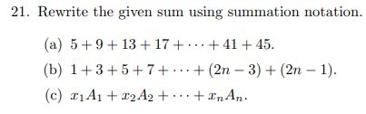 Solved Rewrite The Given Sum Using Summation Chegg Com