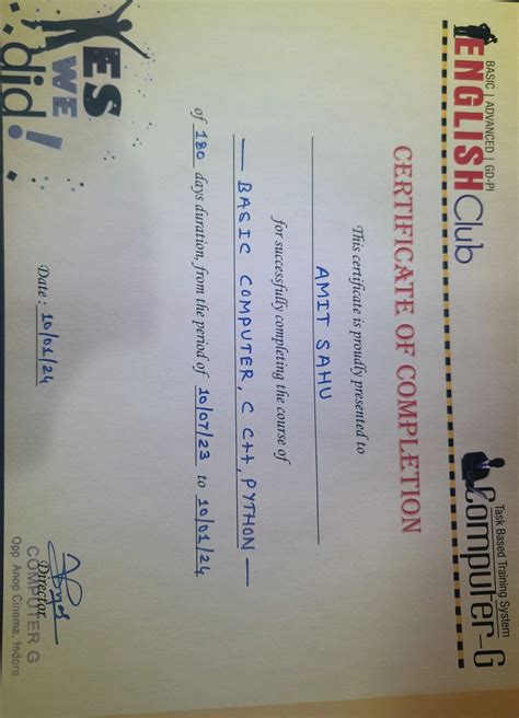 Amit Sahu On Linkedin Cprogramming Cpp Certification Python