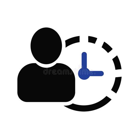 Waiting Icon Vector Stock Vector Illustration Of Clock 264881041