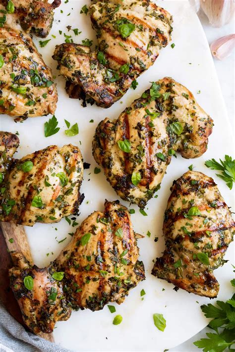 Chicken With Garlic Herb Sauce Vdlbt