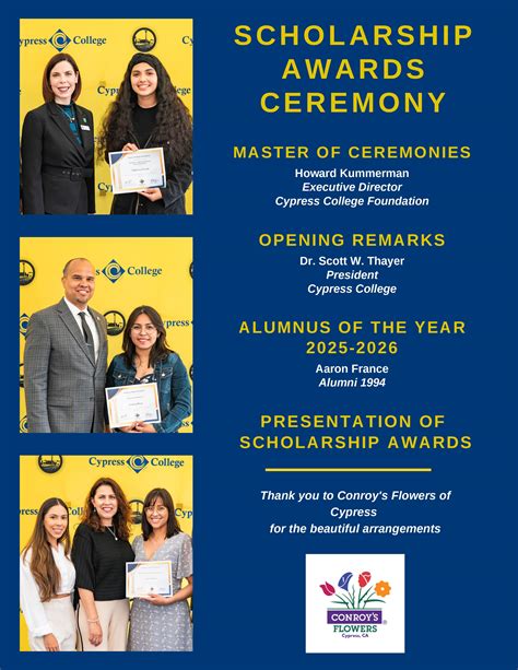 Scholarship Awards Program 2025 By Cypresscollegefoundation Issuu