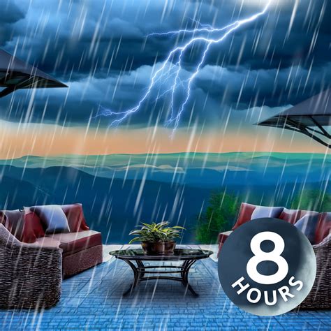Sleep To 8 Hours Of Rain And Thunder Thunderstorm Sounds For Sle