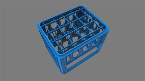 Bottle Crates 3d Model By Grishmanovskij Anton Bottle Crates 3d Model By Grishmanovskij Anton