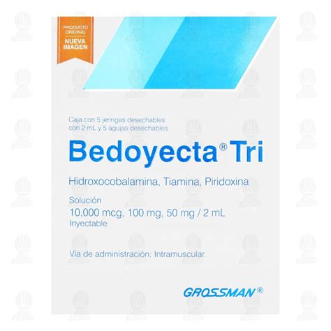 Bedoyecta Tri 10000mcg 100mg 50mg2ml Solución Inyectable 5