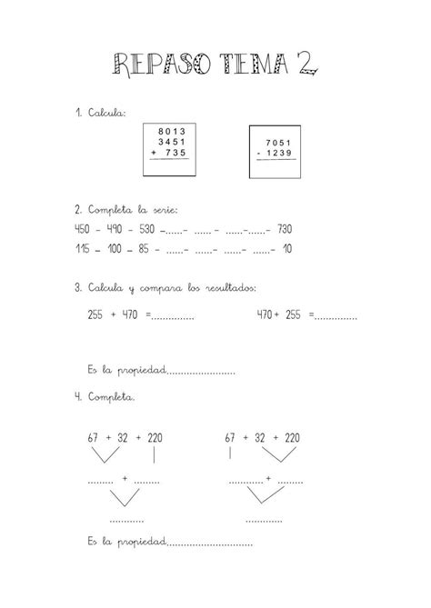 Repaso Suma Y Resta Worksheet Live Worksheets