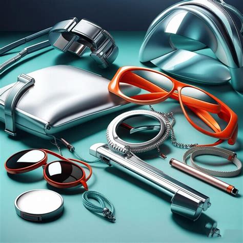 Premium Photo A Pair Of Scissors And A Pair Of Orange Glasses Are