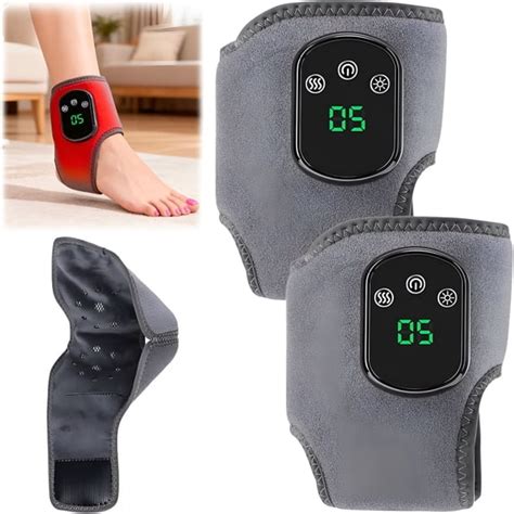 Xirqi Triple Method Massager Wireless Heated Footandankle Wrap With 3