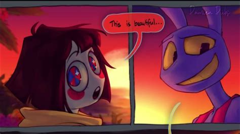 Pomni And Jax Love ️ Pomni X Jax The Amazing Digital Circus Comic
