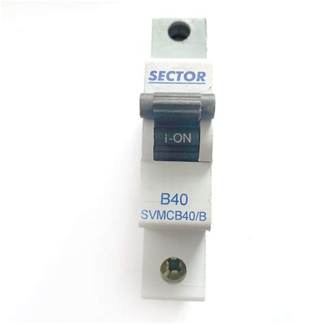 Mcbs Sector Svmcb40b B40 40a 40 Amp Mcb Circuit Breaker Type B