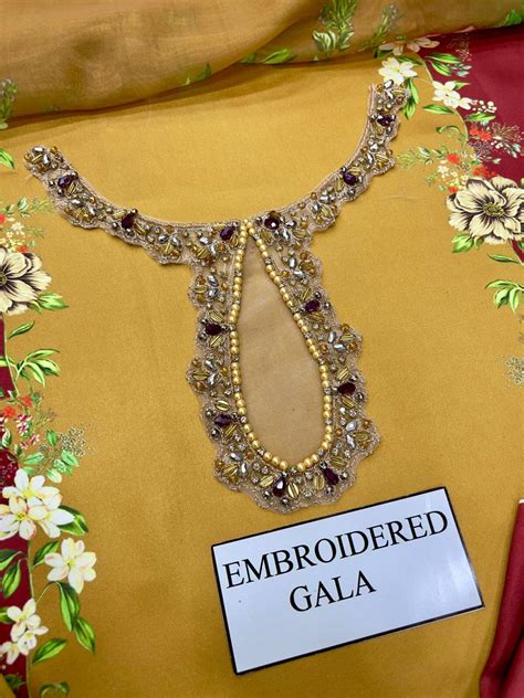 Lulusar Mustard Silk Replica Master Replica Pakistan