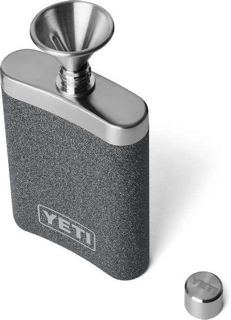 Yeti 7 Oz Flask And Funnel Black Stone Flasks