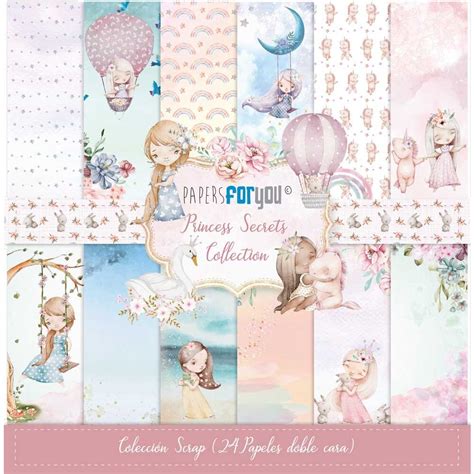 Princess Secrets Mini Scrap Paper Pack Pfy 11948 Craftlines B V