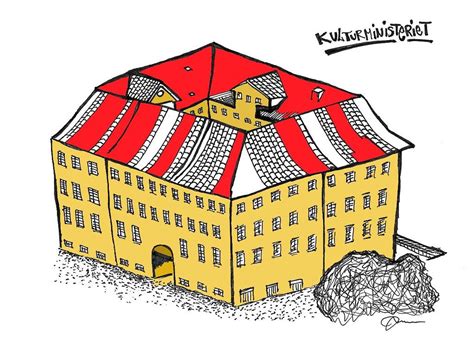 Kulturministeriet And Nationalmuseet Illustrationstegninger Fra Danmark Af Kunstner Jesper Kold