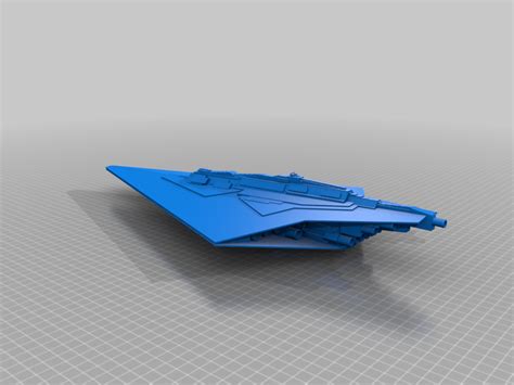 Free Stl File Assertor Class Super Star Destroyer ⭐・3d Printable Design