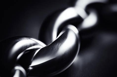 Metallic Interlocking Rings Premium Ai Generated Image