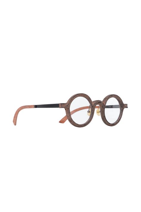 Ziggy Chen Ziggy X Rigards Ming Round Frame Glasses Antique Brick L