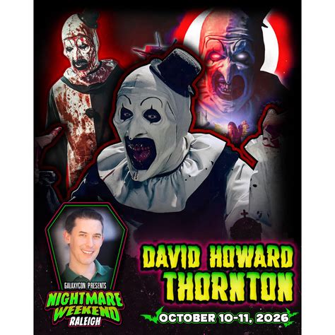 David Howard Thornton Autograph Pre Order Fénix Autographs