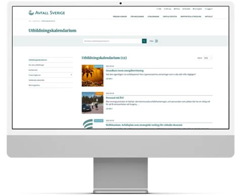 Avfall Sverige Webbplats Inka Projekt