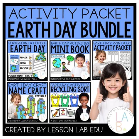 Earth Day Activities Bundle Kindergarten 1st Grade Worksheets