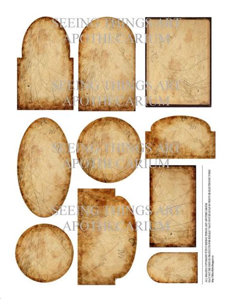 Blank Apothecary Jar Labels By Seeingthingsart On Etsy 250 Free