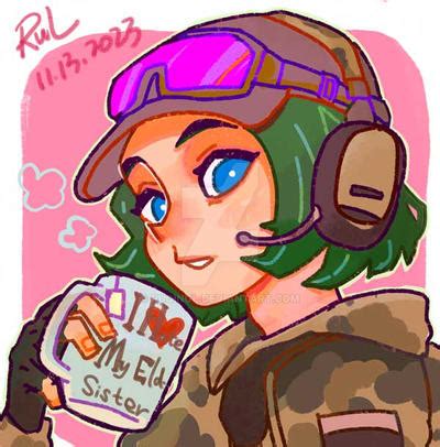 Ela Fanart Rainbow Six Siege By Ruqingl On Deviantart