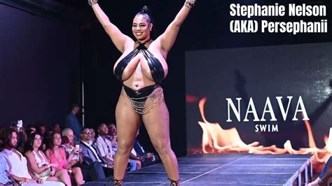 Persephanii Stephanie Nelson In Slow Motion Plus Size Model