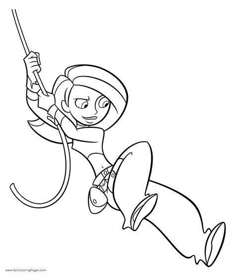 Kim Possible Para Colorear Imágenes Para Dibujar Gratis