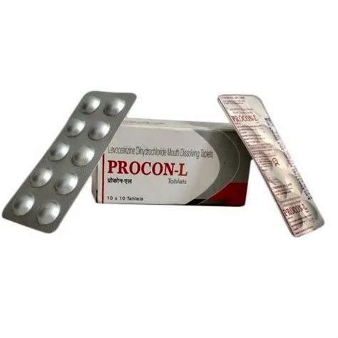 Allopathic Procon L Tablets Packaging Type Box At Rs 50box In New Delhi