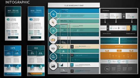 Modern Infographic Elements Design Premium Ai Generated Image