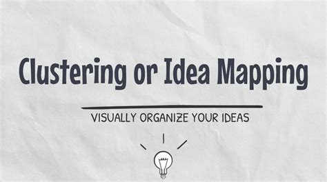 Clustering And Idea Mapping