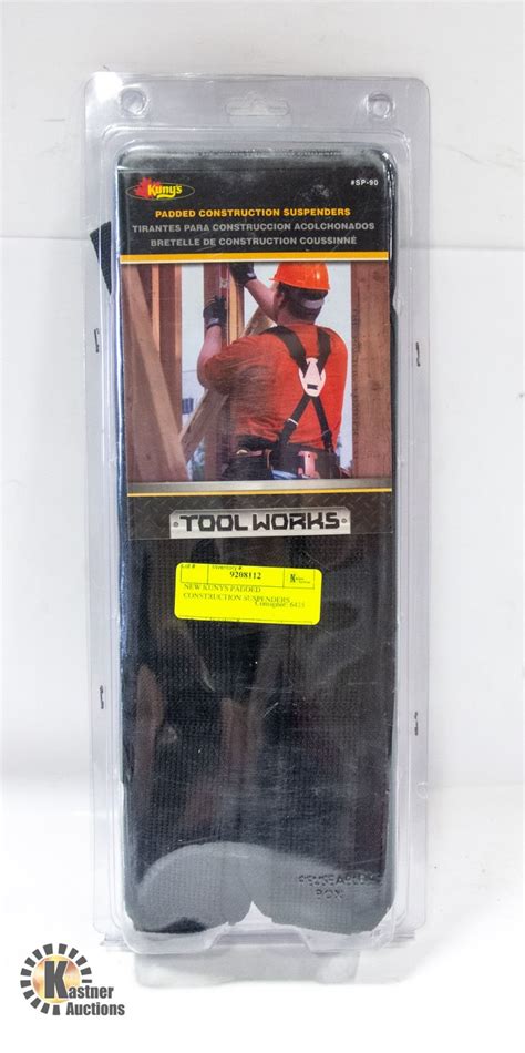 New Kunys Padded Construction Suspenders